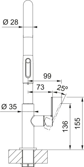 FRANKE Batéria FG 3660.905 Maris Clear Water medená | Démos trade, s.r.o.