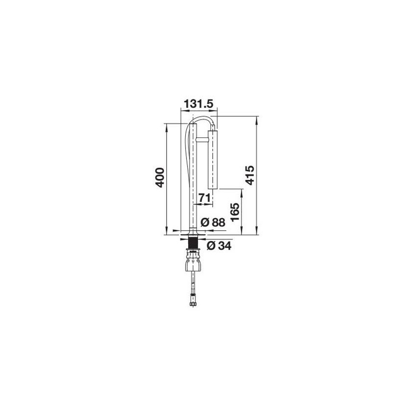 BLANCO 527976 batéria Luneoo-S Satin Platinum | Démos trade, s.r.o.
